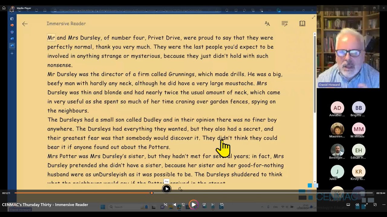 CENMAC's Thursday Thirty - Microsoft Accessibility Tools - YouTube