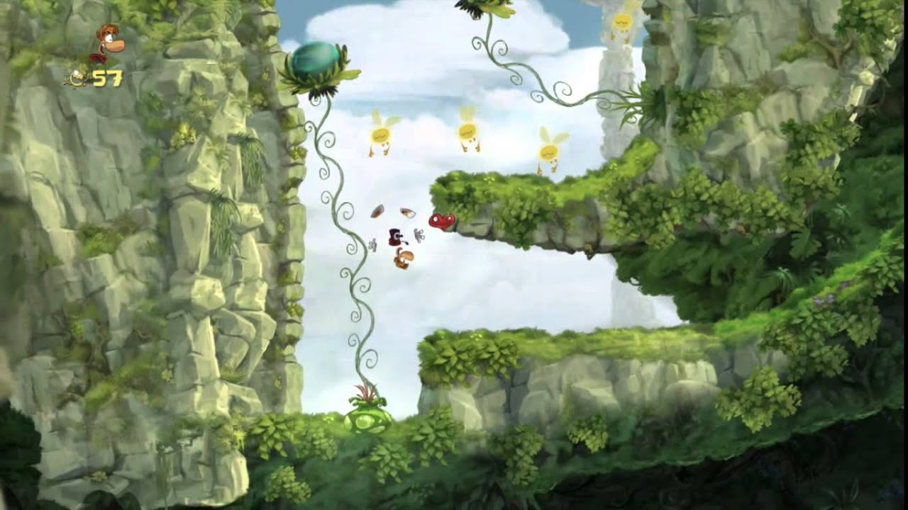 Rayman Origins part 3 A Blue Rayman?!? (PC/ WII/ PS3/ XBOX 360) - YouTube
