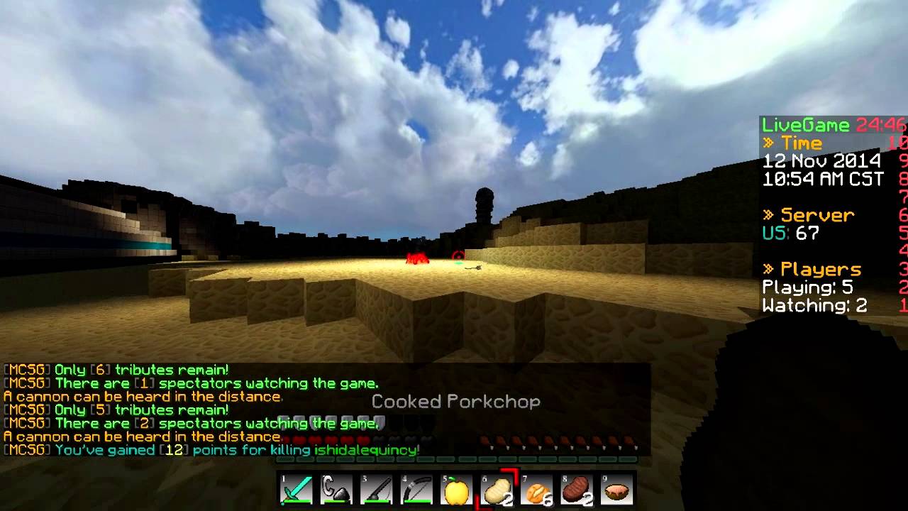 Minecraft Survival Games: Game 62 - Custom Widgets! - YouTube