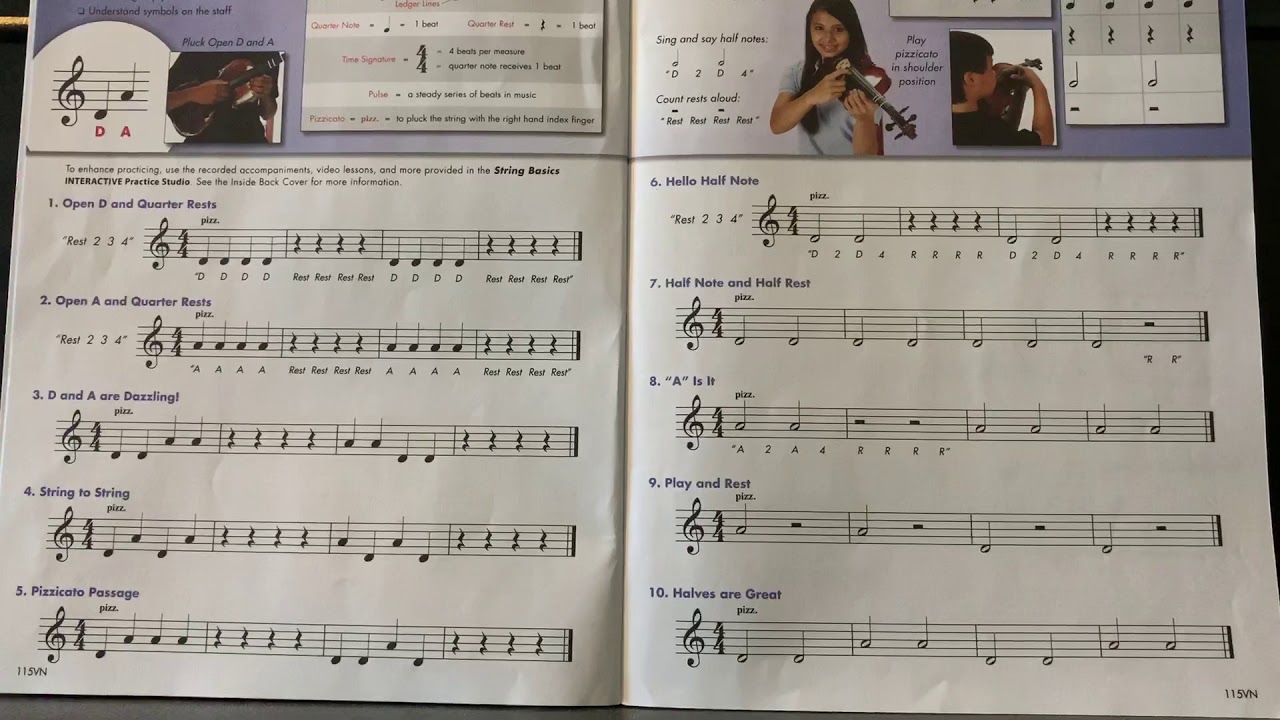 Beginning Violin String Basics p.5 - YouTube
