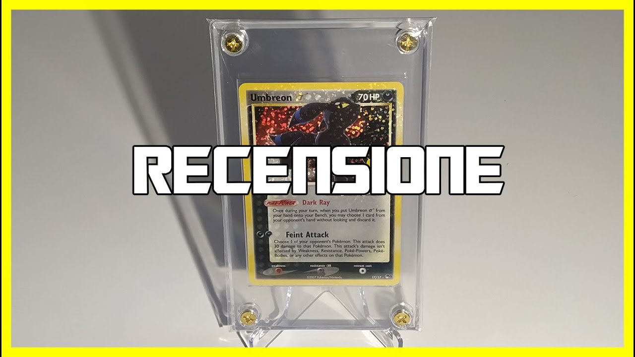 Recensione SCREWDOWN RECESSED CARD HOLDER Ultra Pro - YouTube