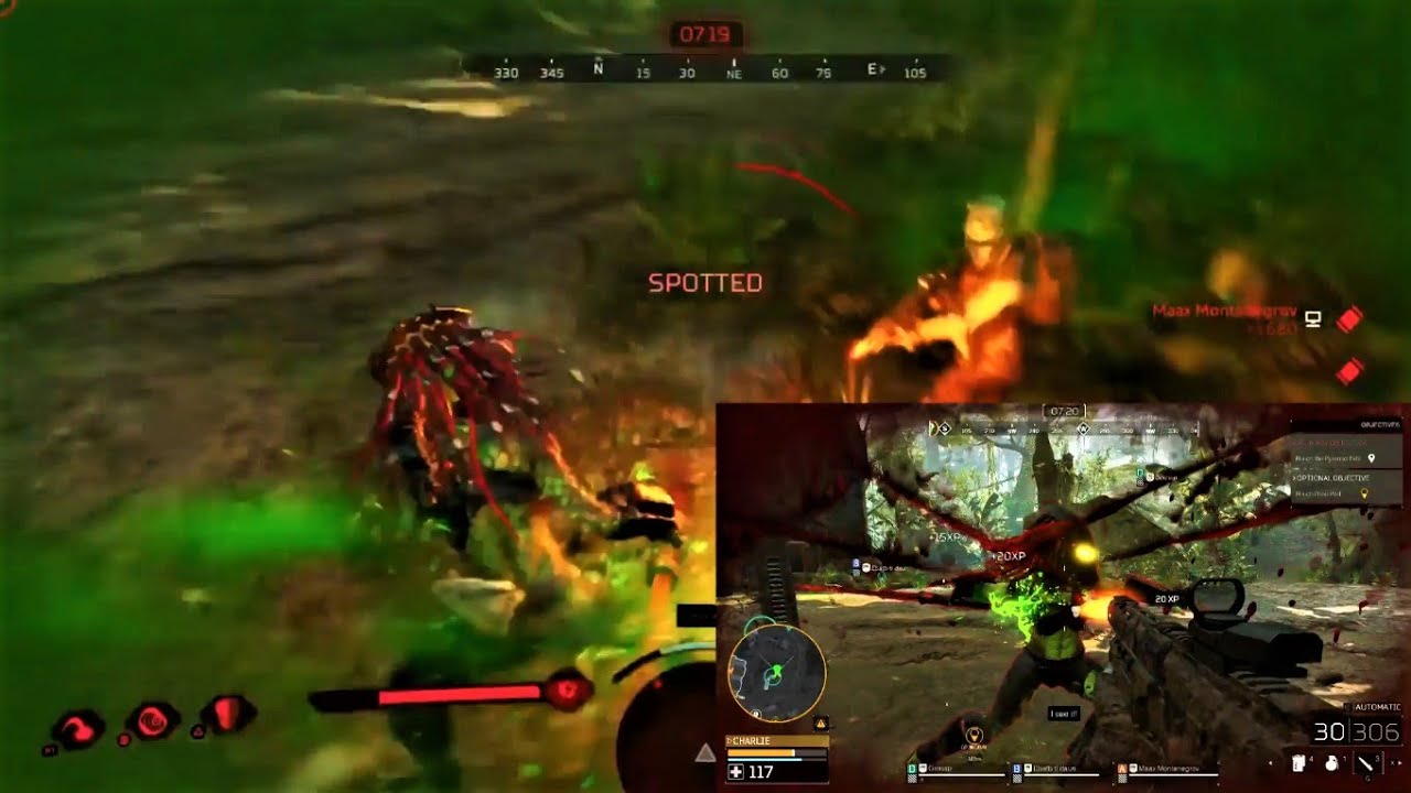 BOTH FIRETEAM AND PREDATOR POVS AT ONCE | SOMEKNOWMEASXENO AS PREDATOR ...