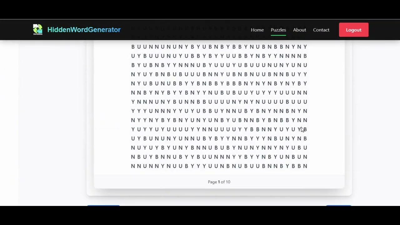 hidden word search generator - YouTube