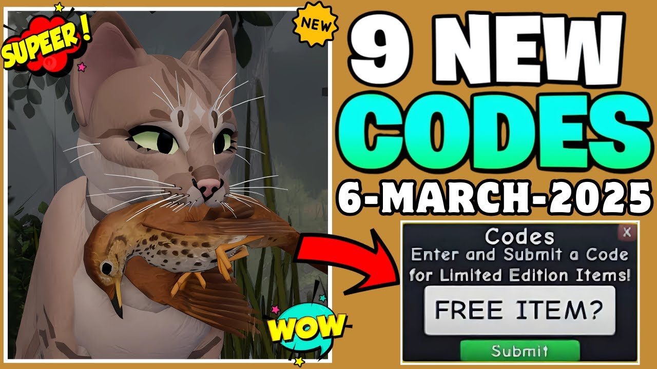☑️ACTIVE CODES☑️⚡MARCH⚡WARRIOR CATS CODES (MARCH! 2025) - WARRIOR CATS ...