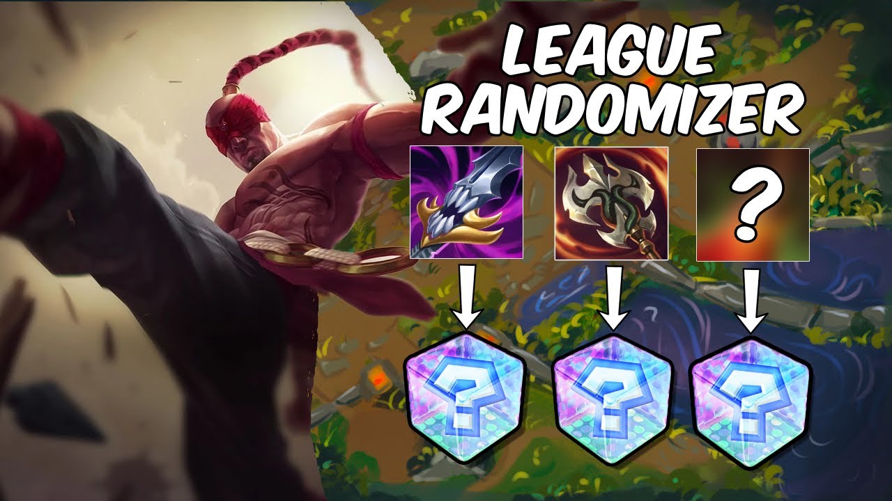 LEAGUE OF LEGENDS RANDOMIZER IN THE MID LANE - YouTube