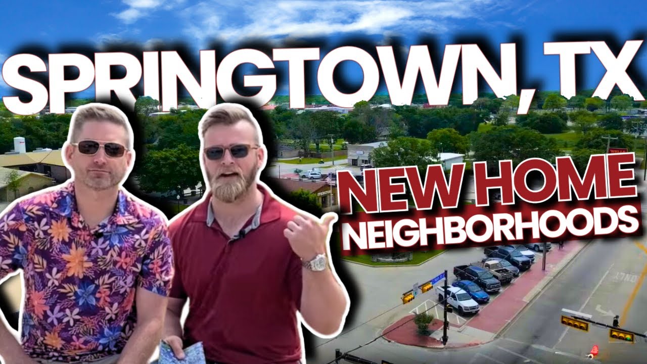 Everything Living in Springtown, Texas | New Construction Homes! - YouTube
