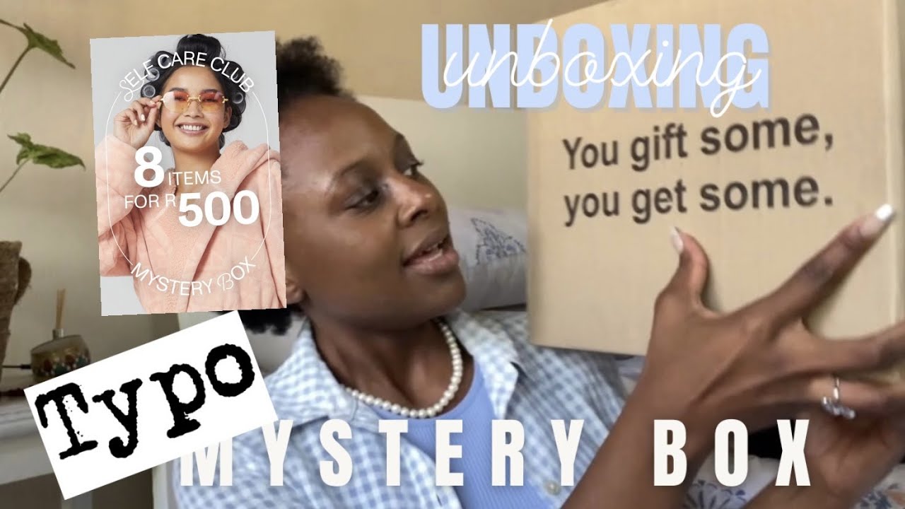 unboxing | I bought myself a TYPO mystery box | self care - YouTube