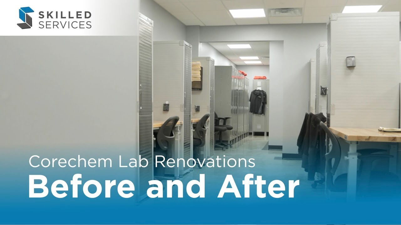 Skilled Services - CORECHEM Lab Renovations Before and After - YouTube