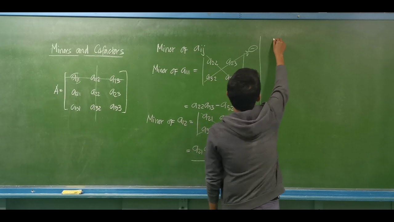 Transpose of A Matrix/Adjoint of a Matrix - YouTube