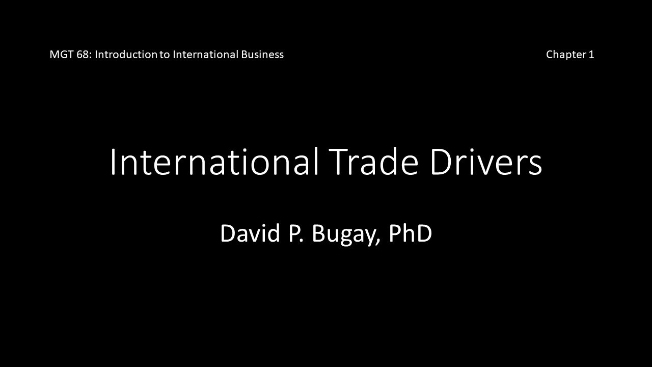 International Trade Drivers: Int'lBus C1 - YouTube