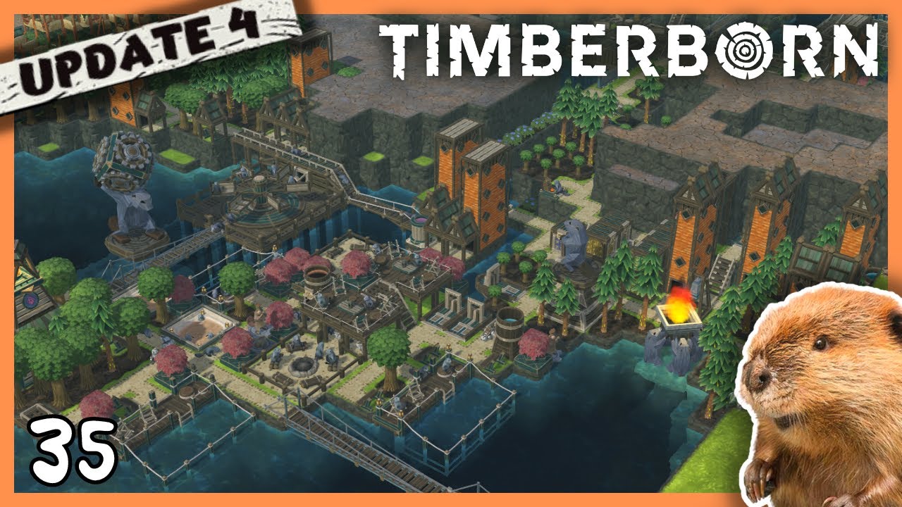 Maxing Out Beaver Happiness Completes Beavertopia | Timberborn Update 4 ...