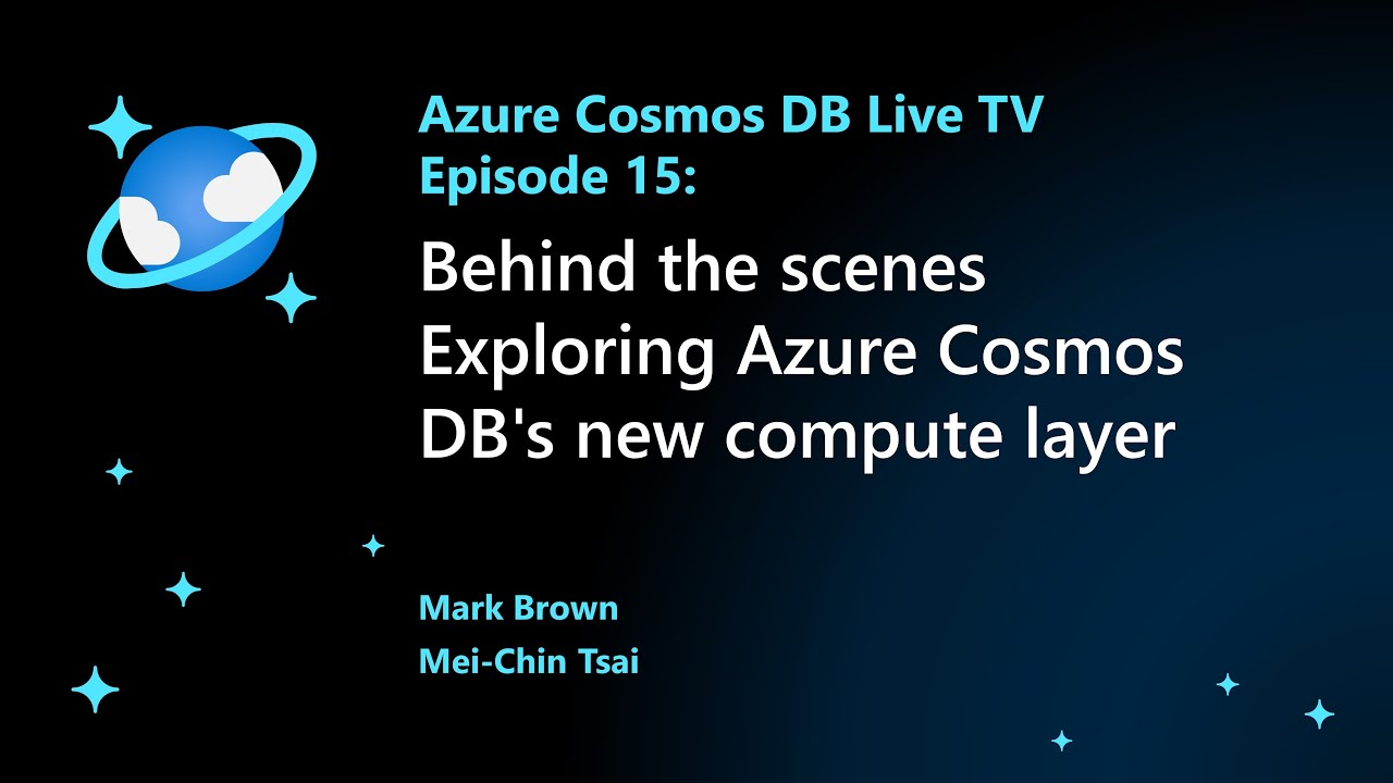 Behind the scenes - Exploring Azure Cosmos DB's new compute layer ...