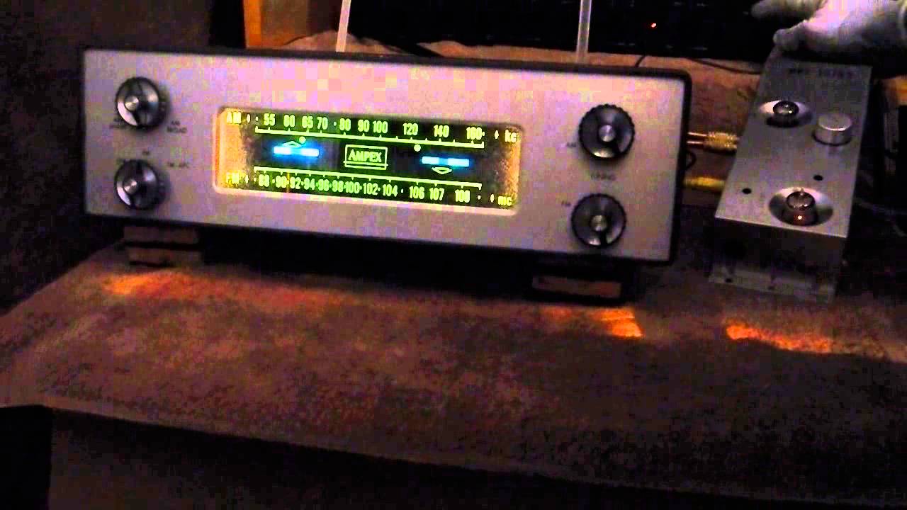 Ampex Tuner Model 504 FM Demonstration 1454 - YouTube
