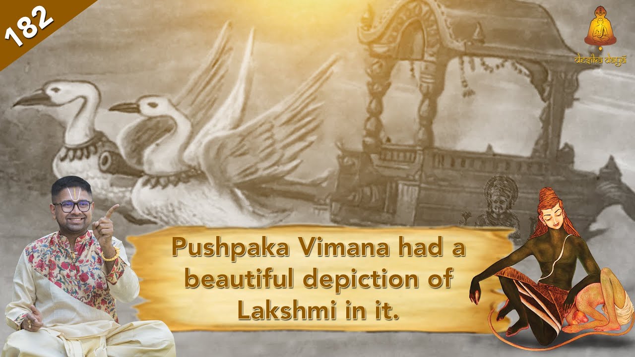 Ep 182 | Sundara Kandam | Pushpaka Vimana had a beautiful depiction of ...