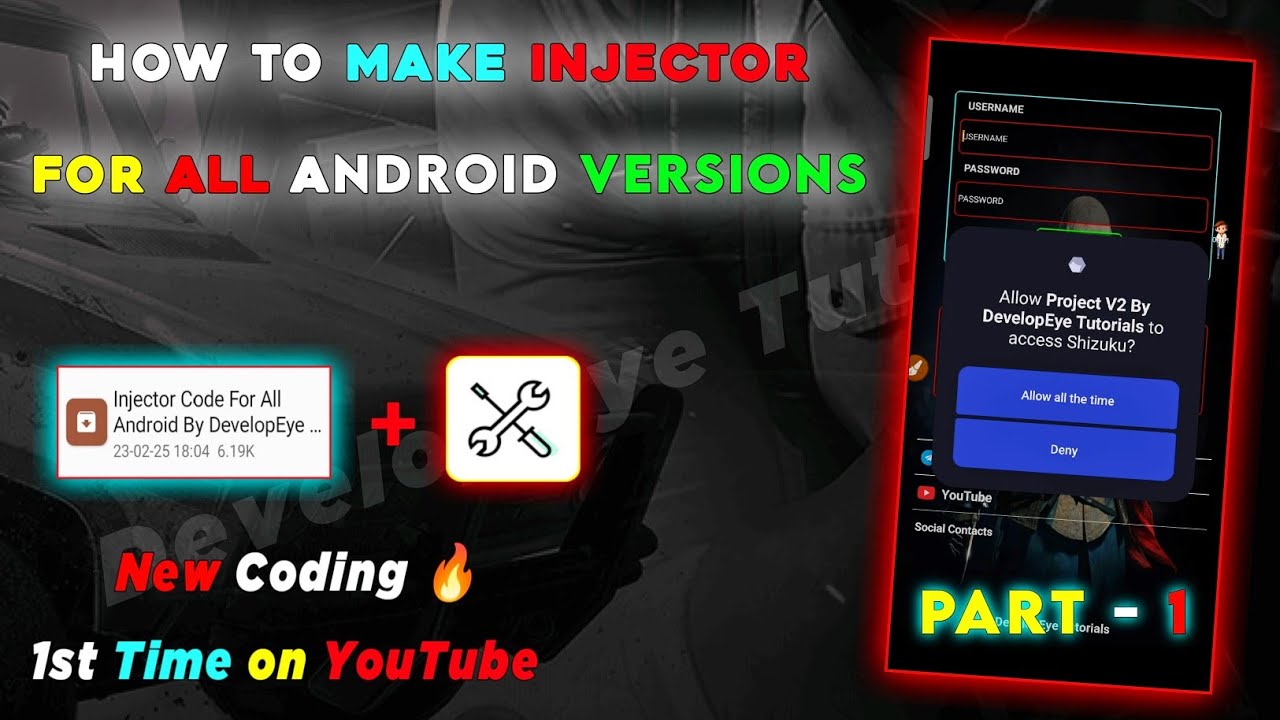 [Shizuku] Make Your Injector For Android 11, 12, 13, 14, 15 | Injector ...