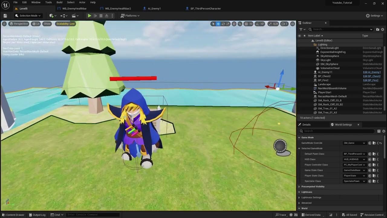 UE5 - Tutorial #-48 - Game Dev - Enemy Healthbar #2 - YouTube