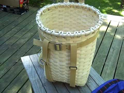 Adirondack Pack Basket (AKA Trappers Basket) - YouTube