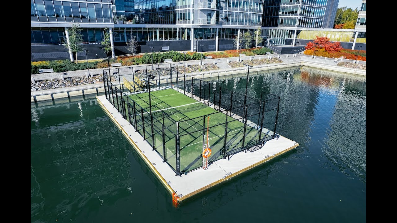 Floating Padel Court, Espoo - YouTube