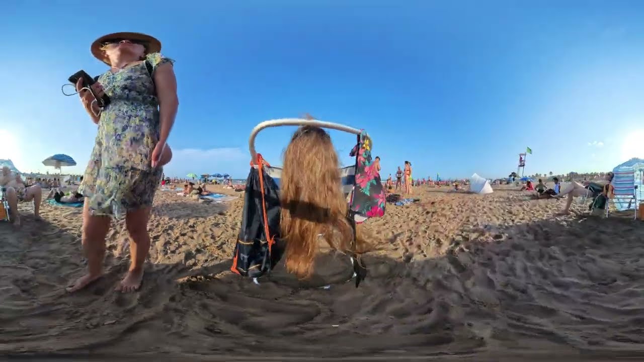 VR 360° Beach Walking | Acuarela Beach | Virtual 3D Walking Tour | 19 ...