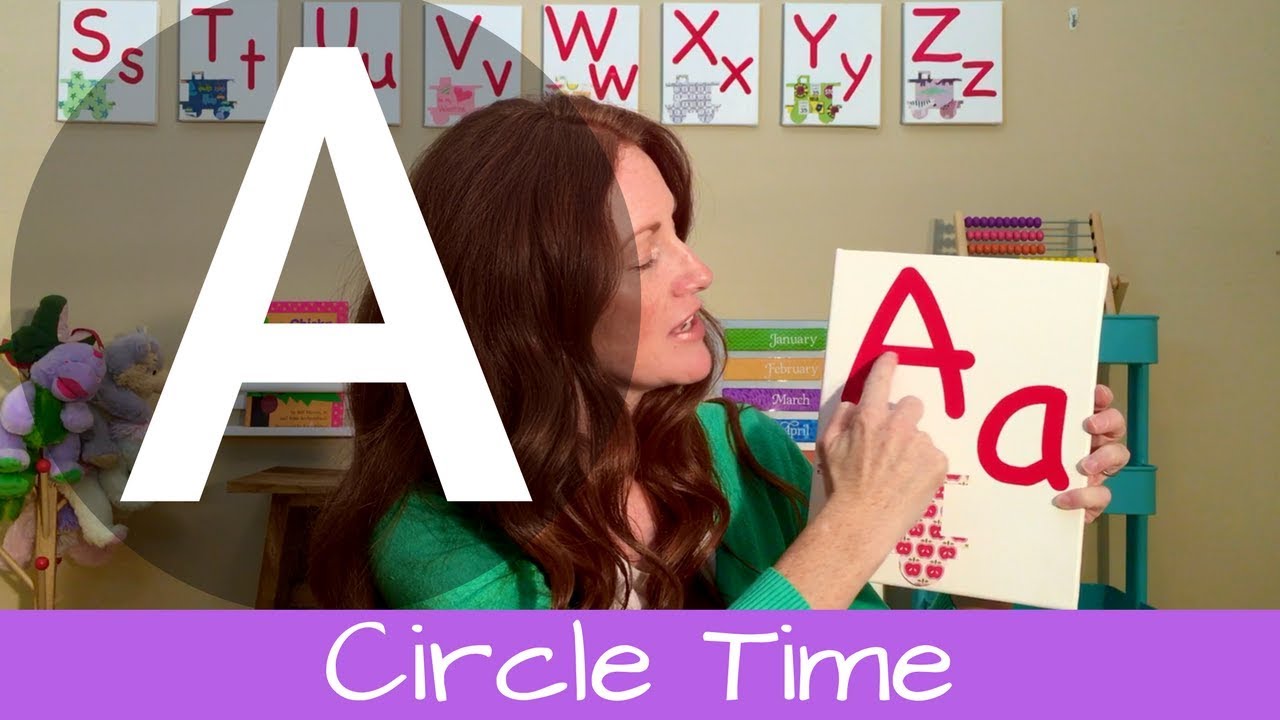 Circle Time Letter A - YouTube