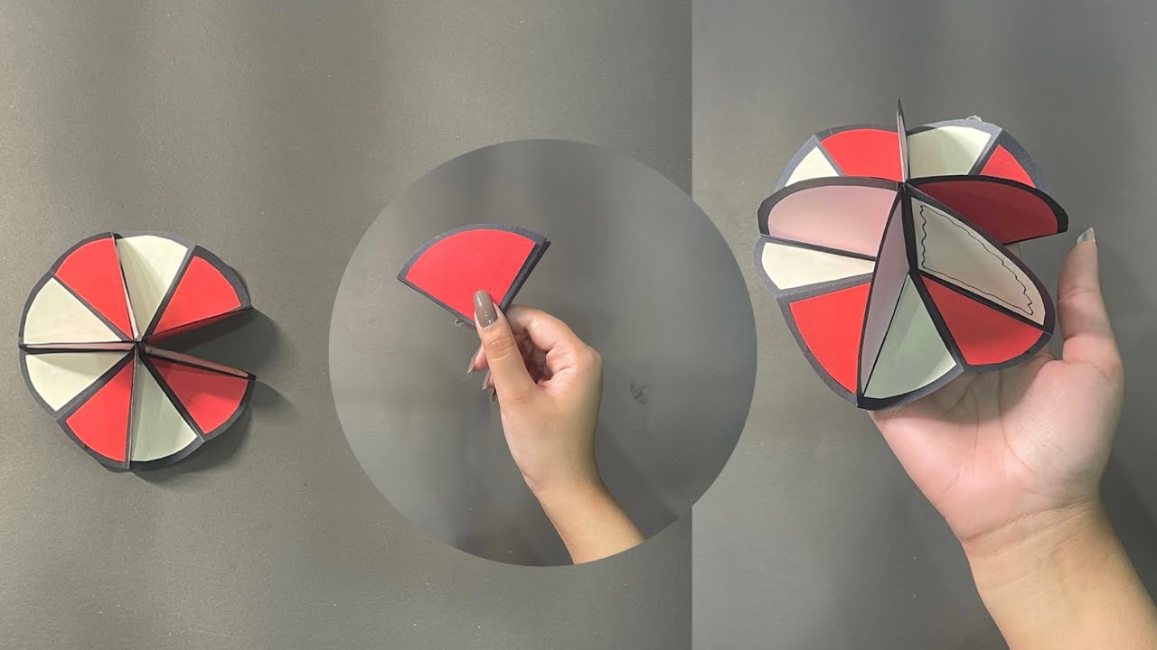 Circular Pop Up Card - YouTube