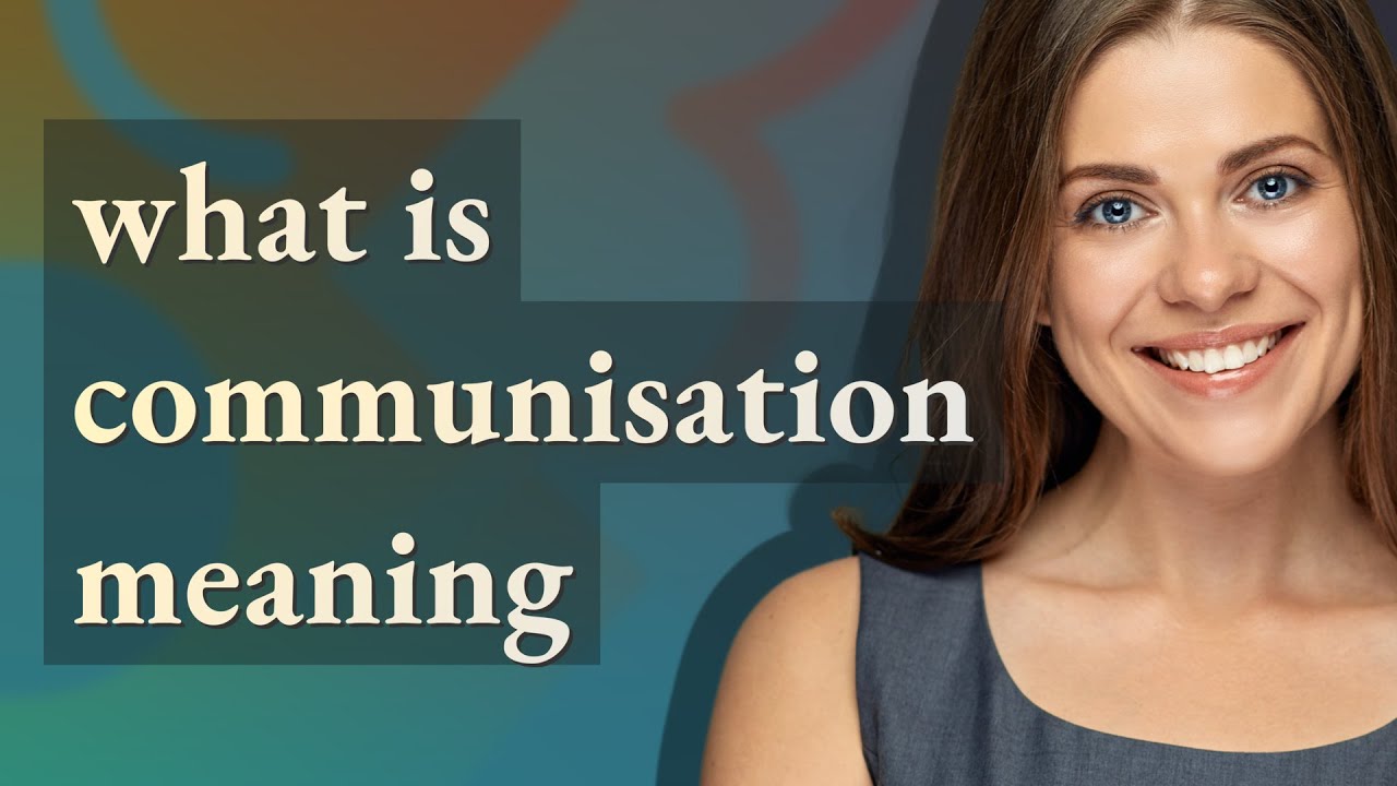 Communisation | meaning of Communisation - YouTube