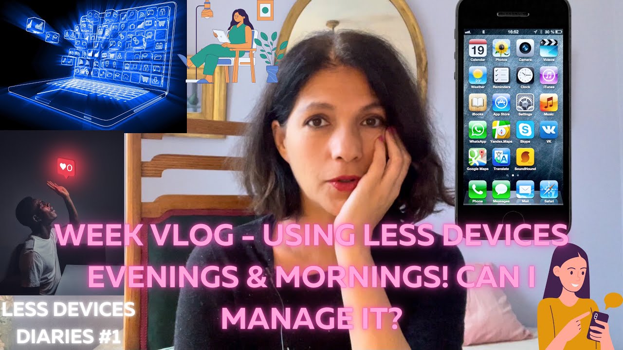 Less devices for a calmer nervous system! Plus autumn walks & cleaning ...