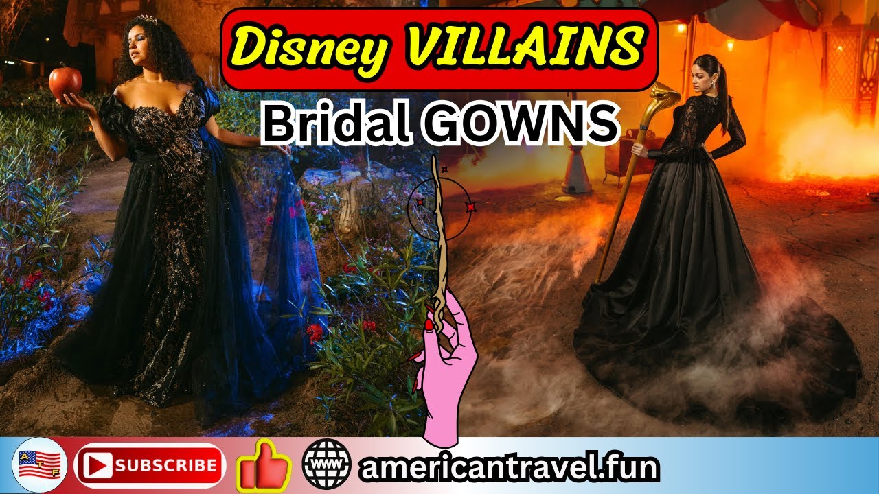 Evil Queen to Ursula, BRIDAL GOWNS Inspired by DISNEY VILLAINS EVIL ...