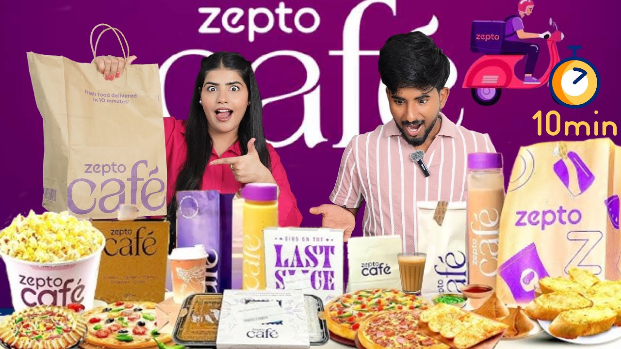 Eating Everything in Rs500/- From Zepto Cafe | Zepto Cafe Food Rview ...