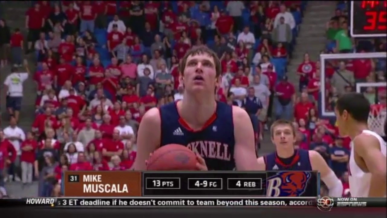 FLASHBACK FRIDAY - Mike Muscala: Bucknell vs Arizona | 20 Points | 9 ...