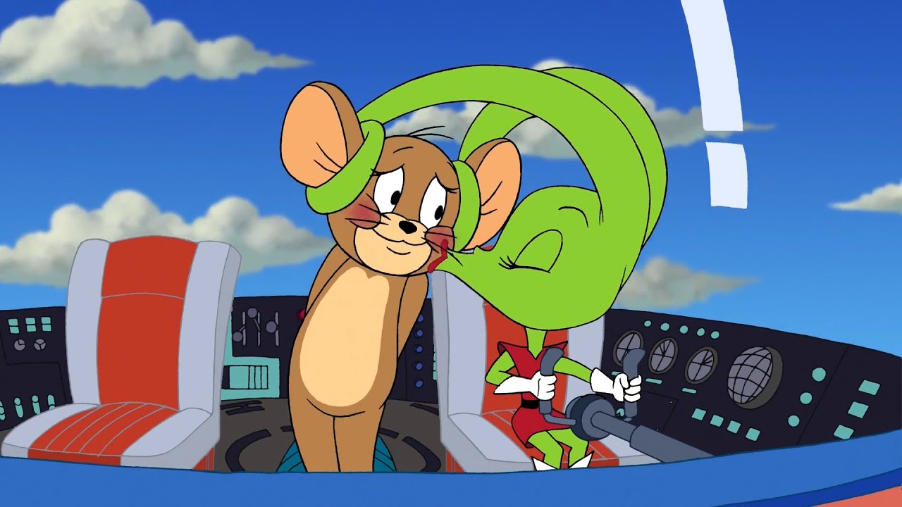 Peep Kisses Jerry Mouse - Tom And Jerry Blast Off To Mars 2005 - YouTube