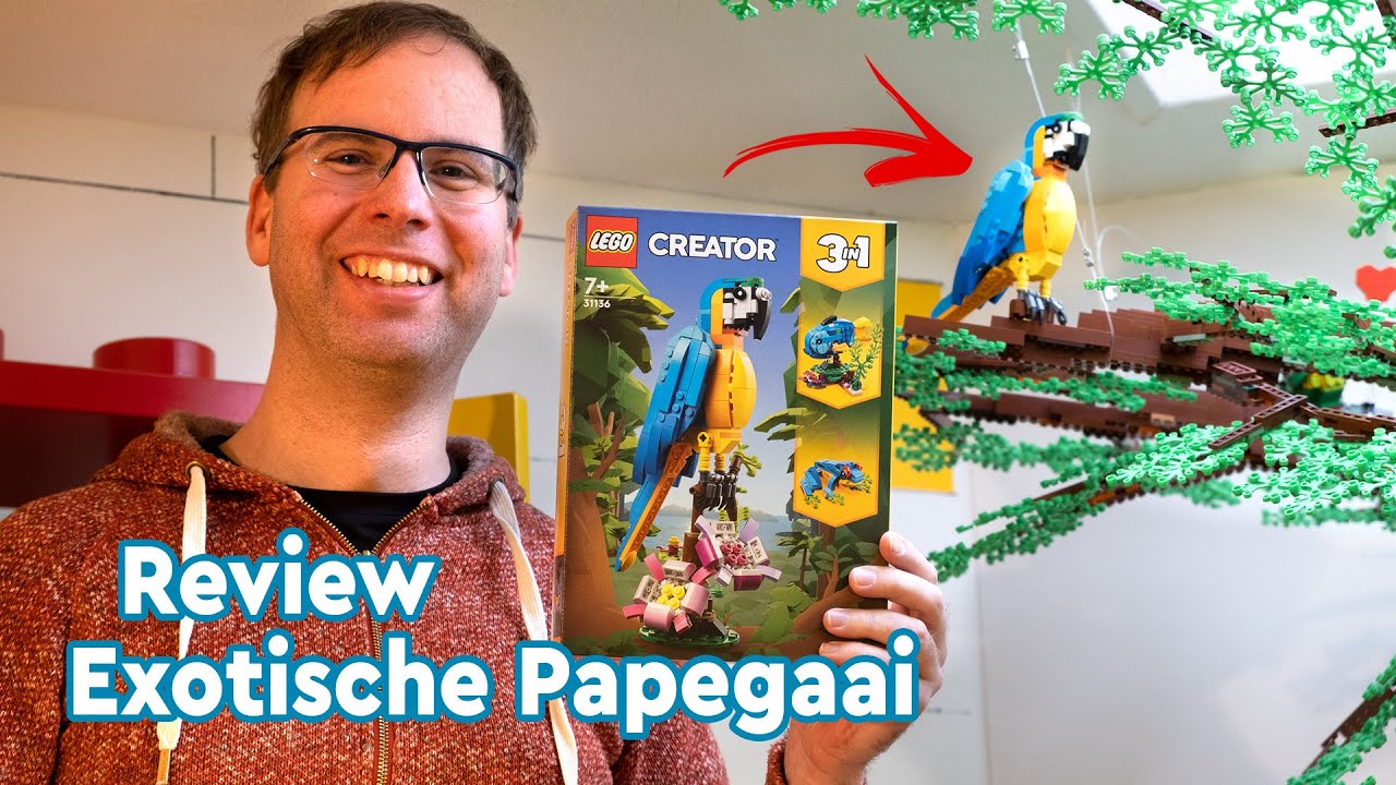 Review LEGO Creator 31136 Exotische Papegaai & plaatsen in onze LEGO ...