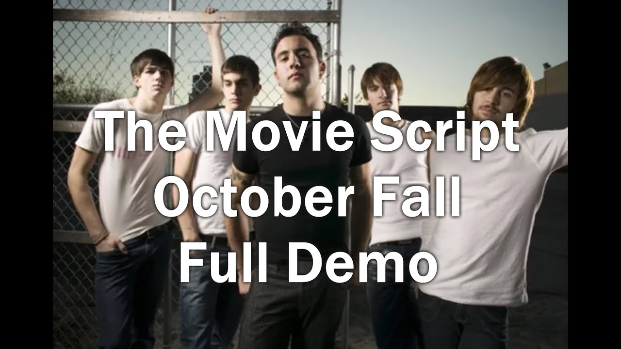 The Movie Script by October Fall (Lyrics) - YouTube