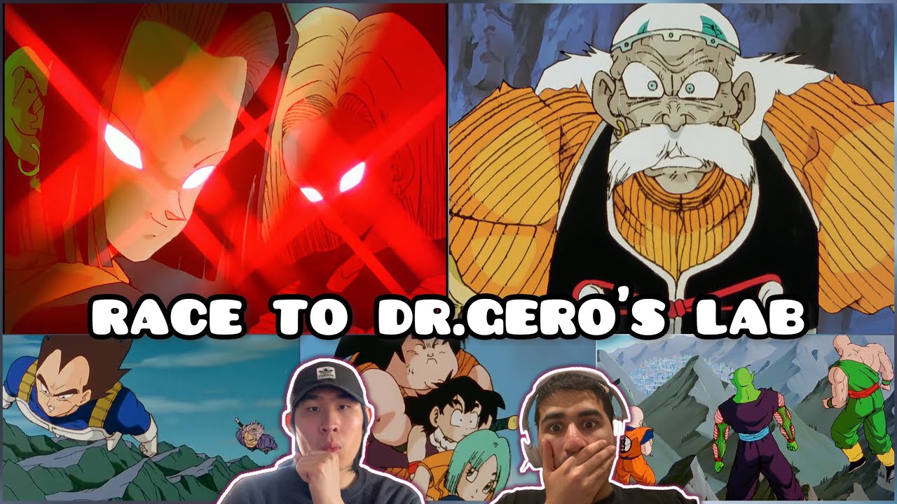 RACE TO DR GEROS LAB! | DRAGON BALL Z KAI EPISODE 63 REACTION - YouTube