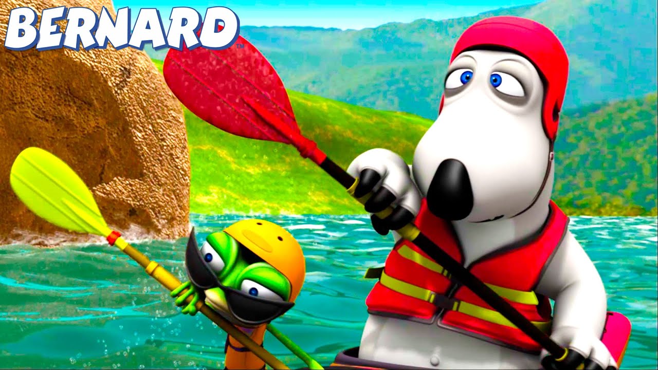Bernard Bear — CANOEING ️ Superhero cartoons | Super Toons TV - Action ...