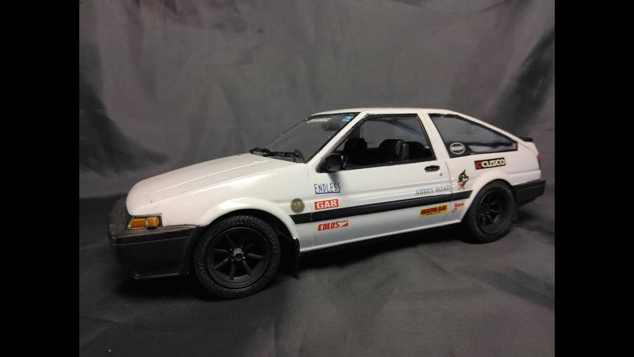 フジミ1/24 スプリンタートレノ峠仕様 AE86 - YouTube