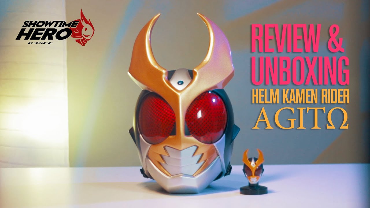 Review & Unboxing Helm Kamen Rider Agito Aniki Cosplay [ENG SUB] 仮面ライダー ...