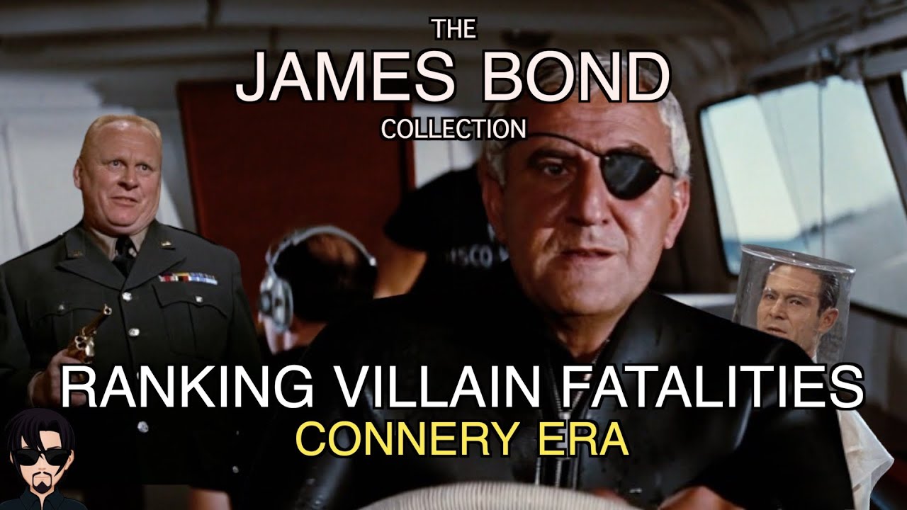 James Bond 007: Ranking Villain Fatalities | Connery Era - YouTube