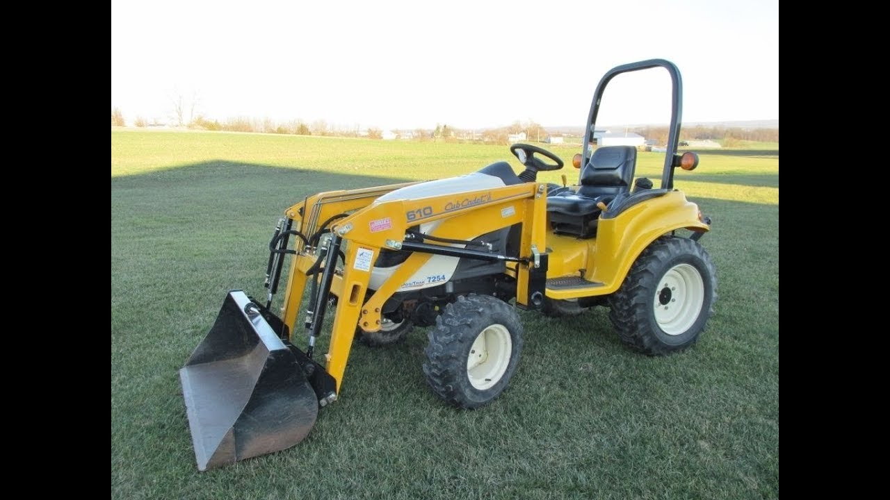 2003 CUB CADET 7254 Tractor 4 WD Loader 25HP Kawasaki Engine zsnde ...