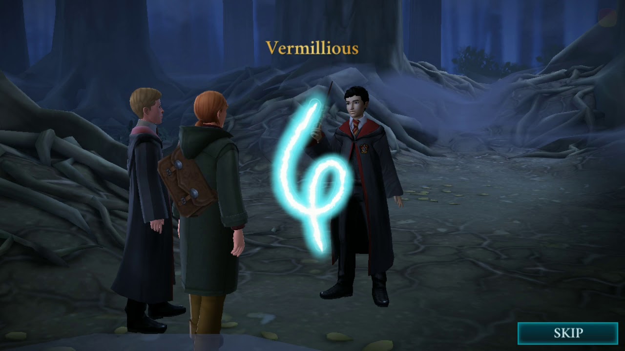 Harry Potter Hogwarts Mystery vermillious charm - YouTube