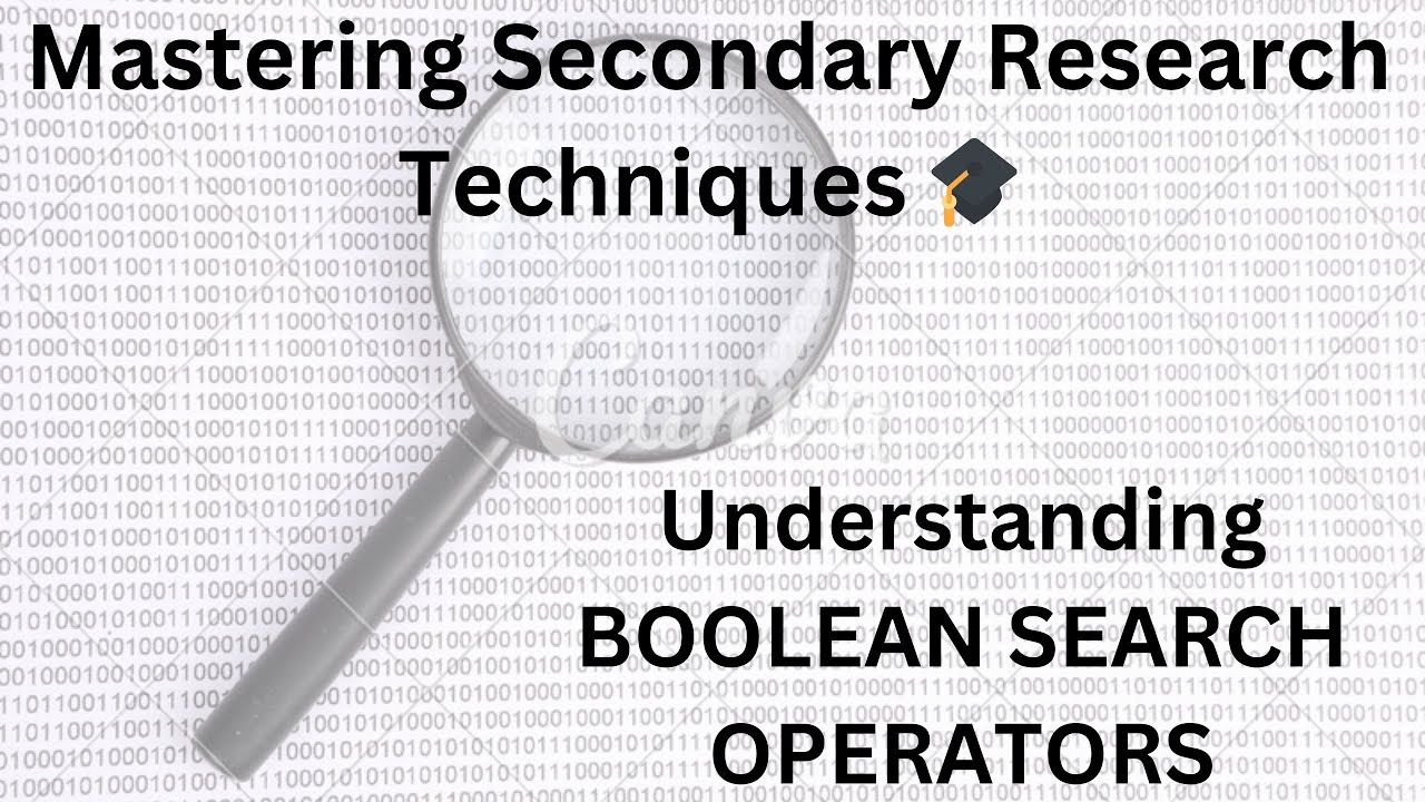 Mastering Secondary Research Techniques 🎓 - YouTube