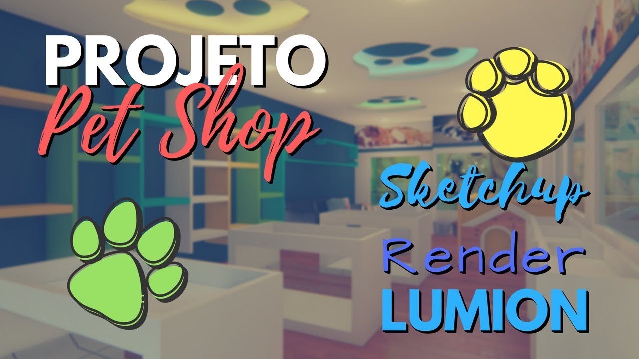 Animação Lumion 8 + Sketchup - Pet Shop Bichos e Caprichos - YouTube