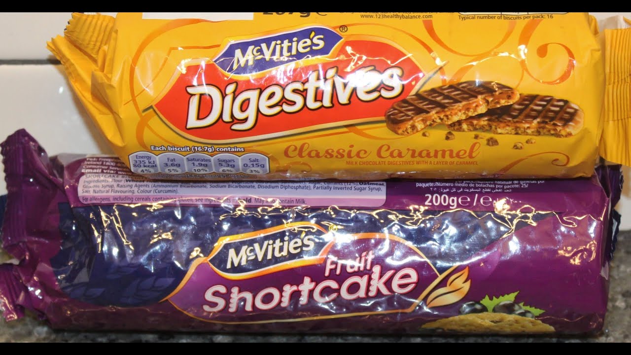 McVitie’s Digestives: Classic Caramel & Fruit Shortcake Review - YouTube
