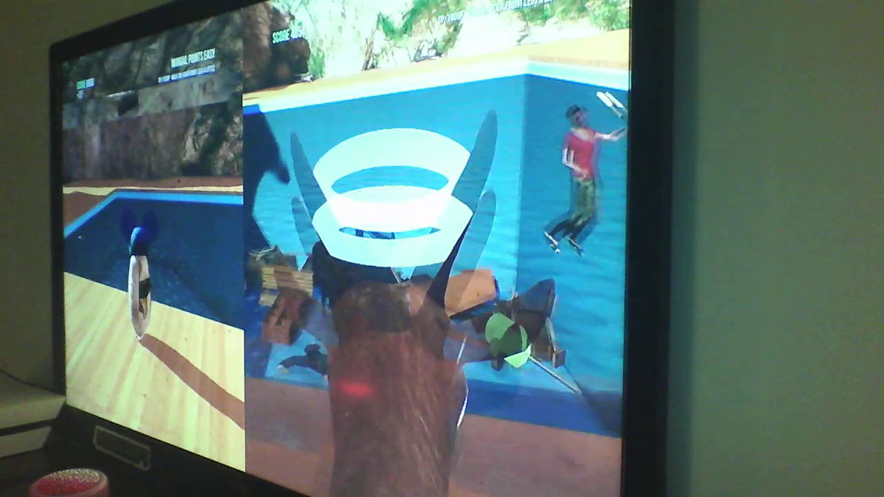 Goat Sim. Filling a pool - YouTube