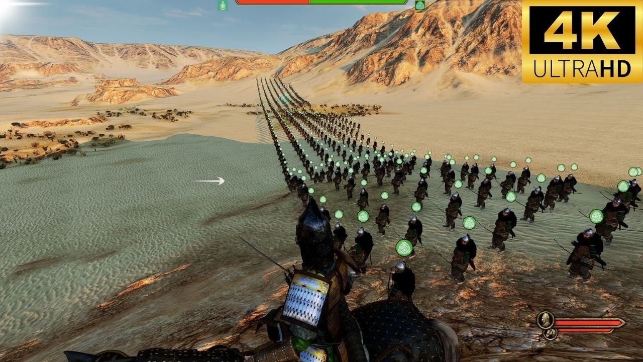 Epic Arrow Rain! 1000 Mongols vs 1000 Battanian Archers - YouTube