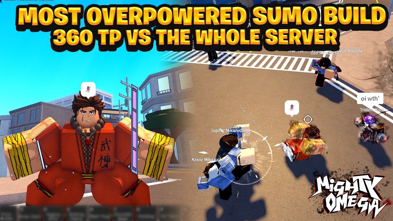 The MOST OVERPOWERED SUMO BUILD in MIGHTY OMEGA... *SIGNED FIGHTER ...