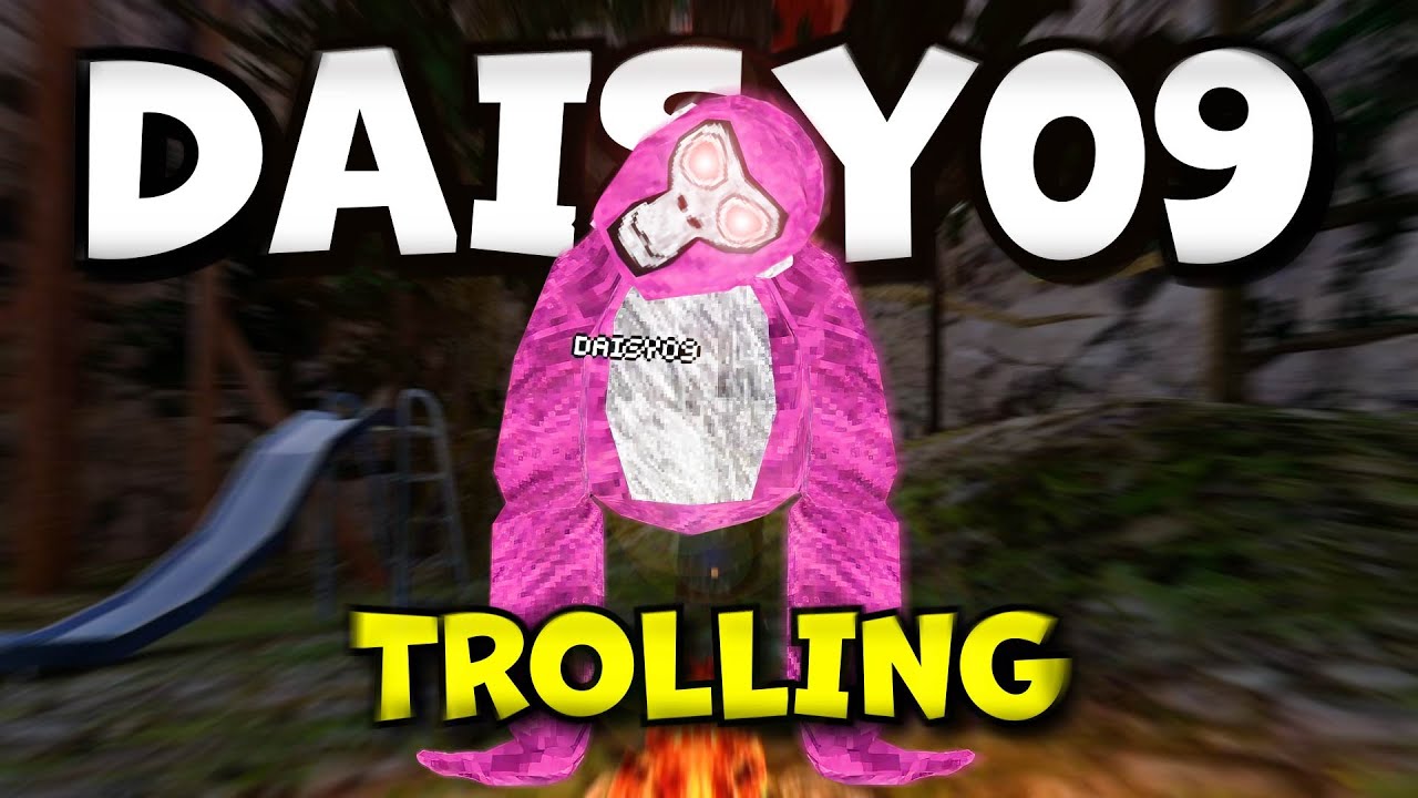 Trolling as DAISY09 in Gorilla Tag - YouTube