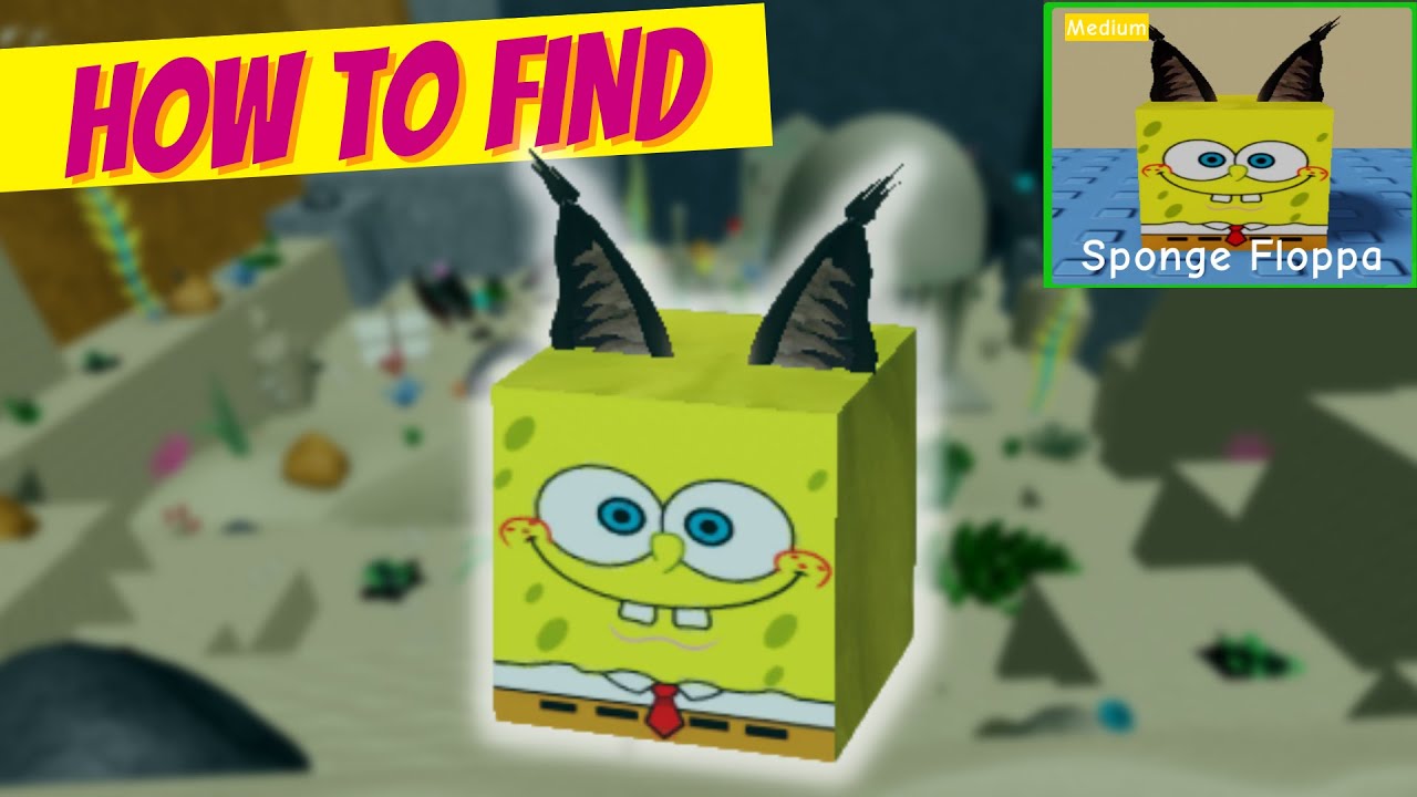 Find SPONGE BOB FLOPPA In Find The Floppa Morphs - Roblox - YouTube