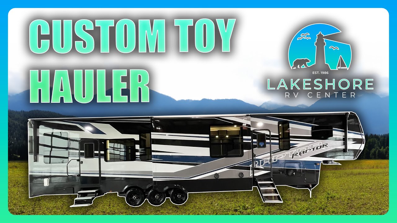 Custom Painted Toy Hauler!! - 2024 Raptor 431 - YouTube