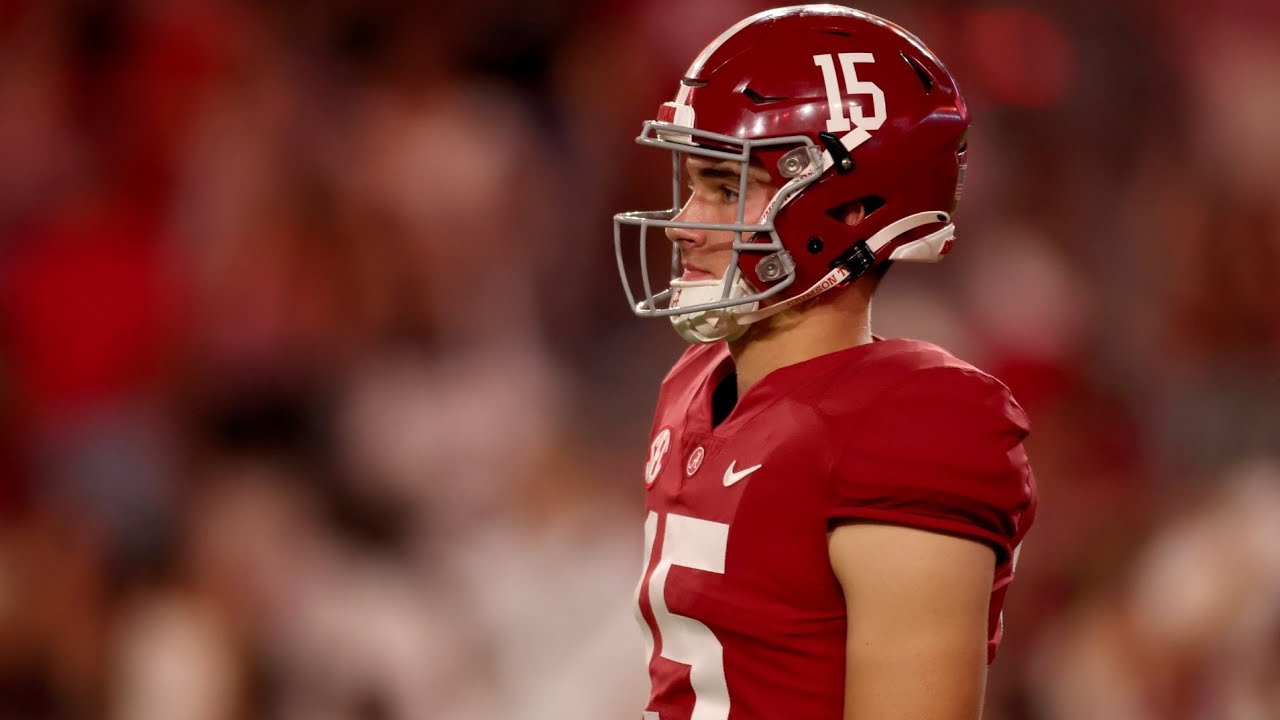 Ty Simpson High School highlights and College highlights 💪 - YouTube